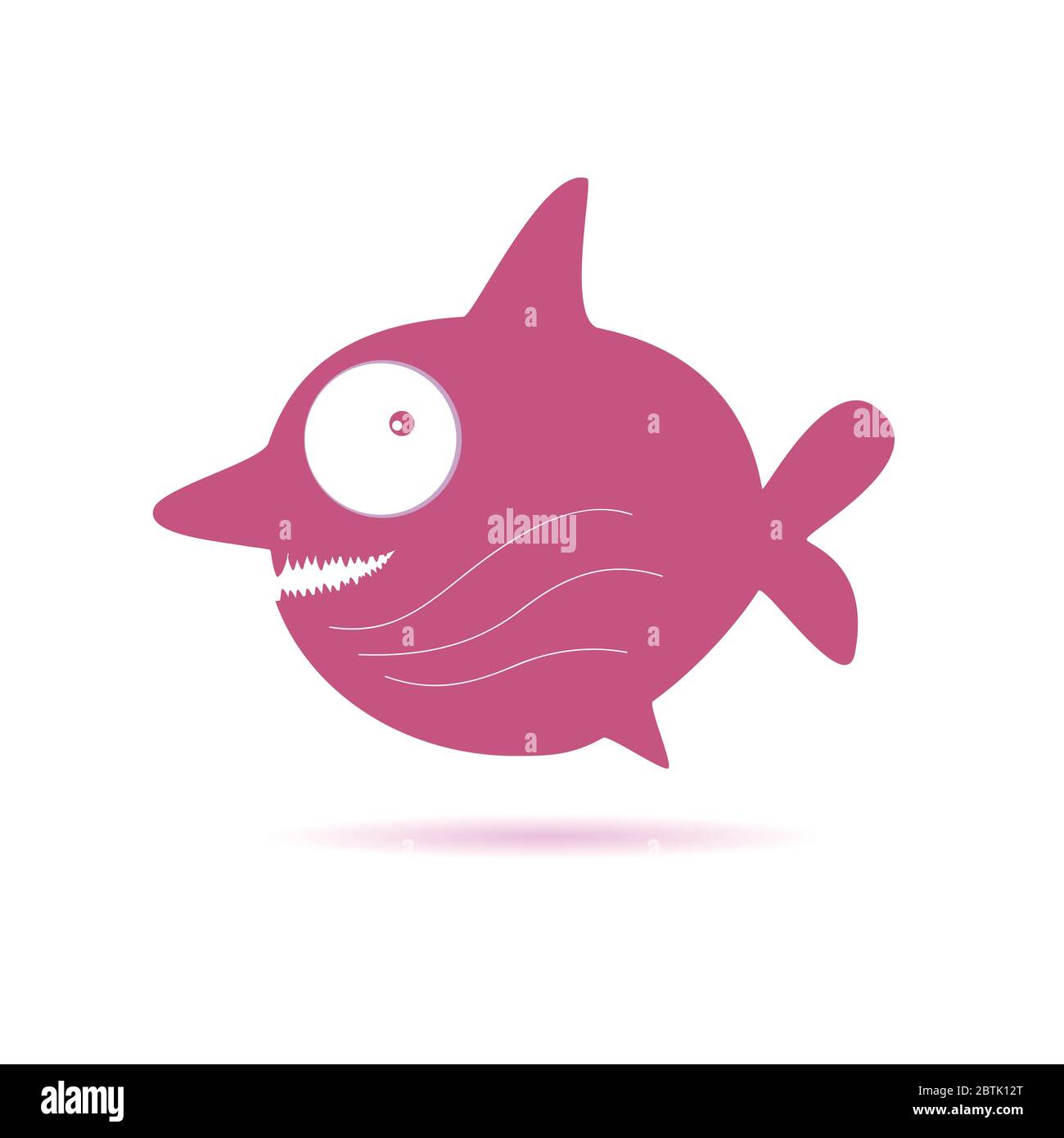 Pink fish Stock Vector Images - Alamy