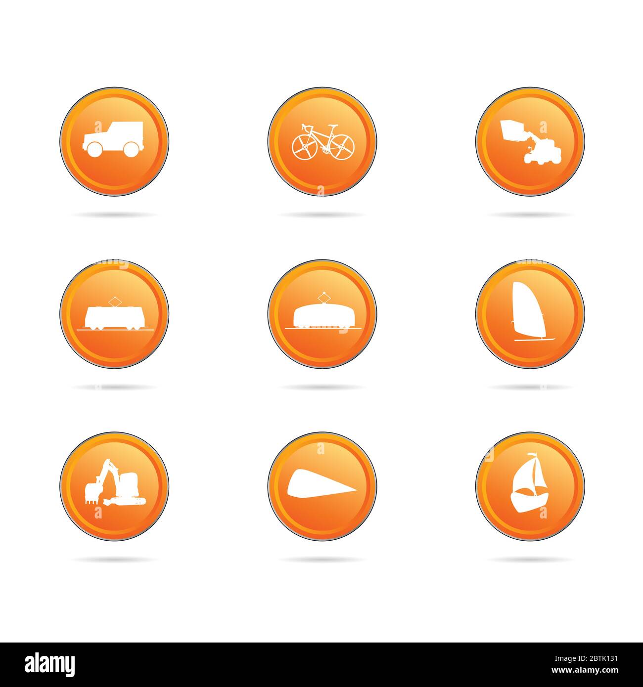 vehicle button color vector illustration Stock Vector Image & Art - Alamy