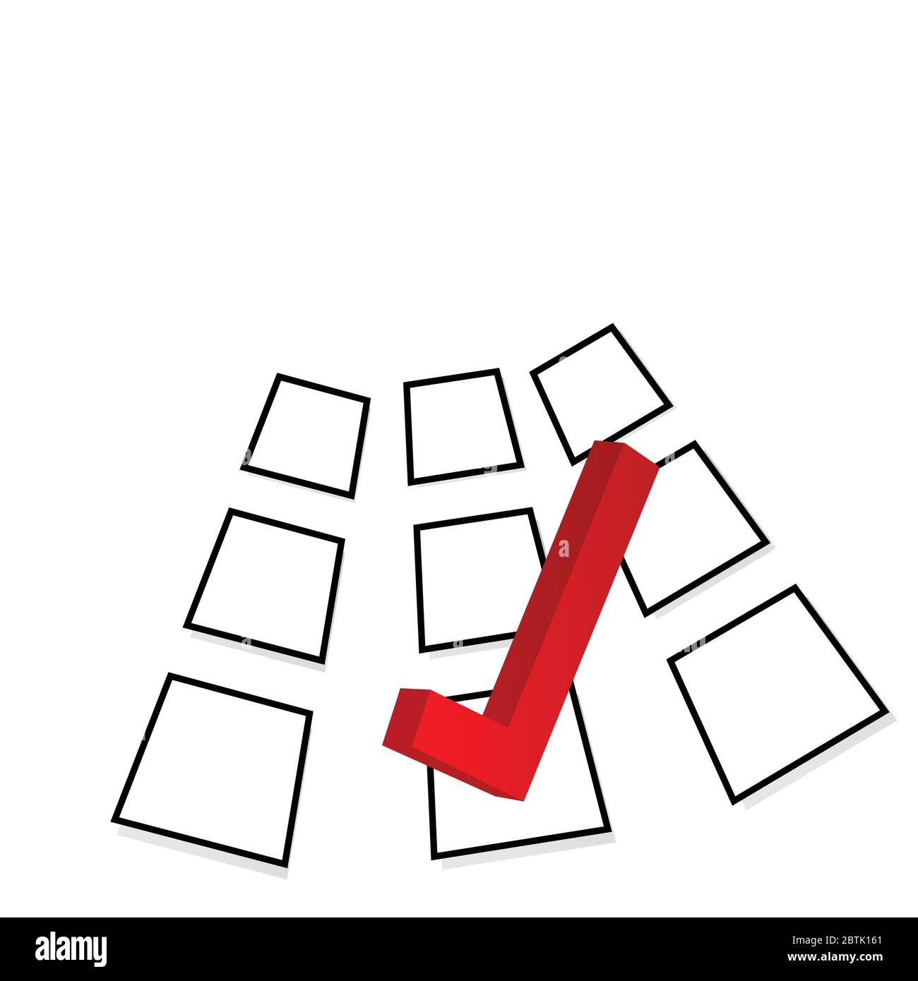 Consent tick box Stock Vector Images - Alamy