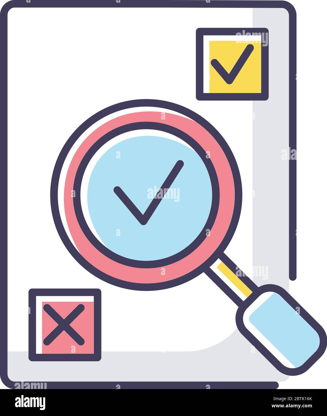 Evaluation RGB color icon Stock Vector Image & Art - Alamy