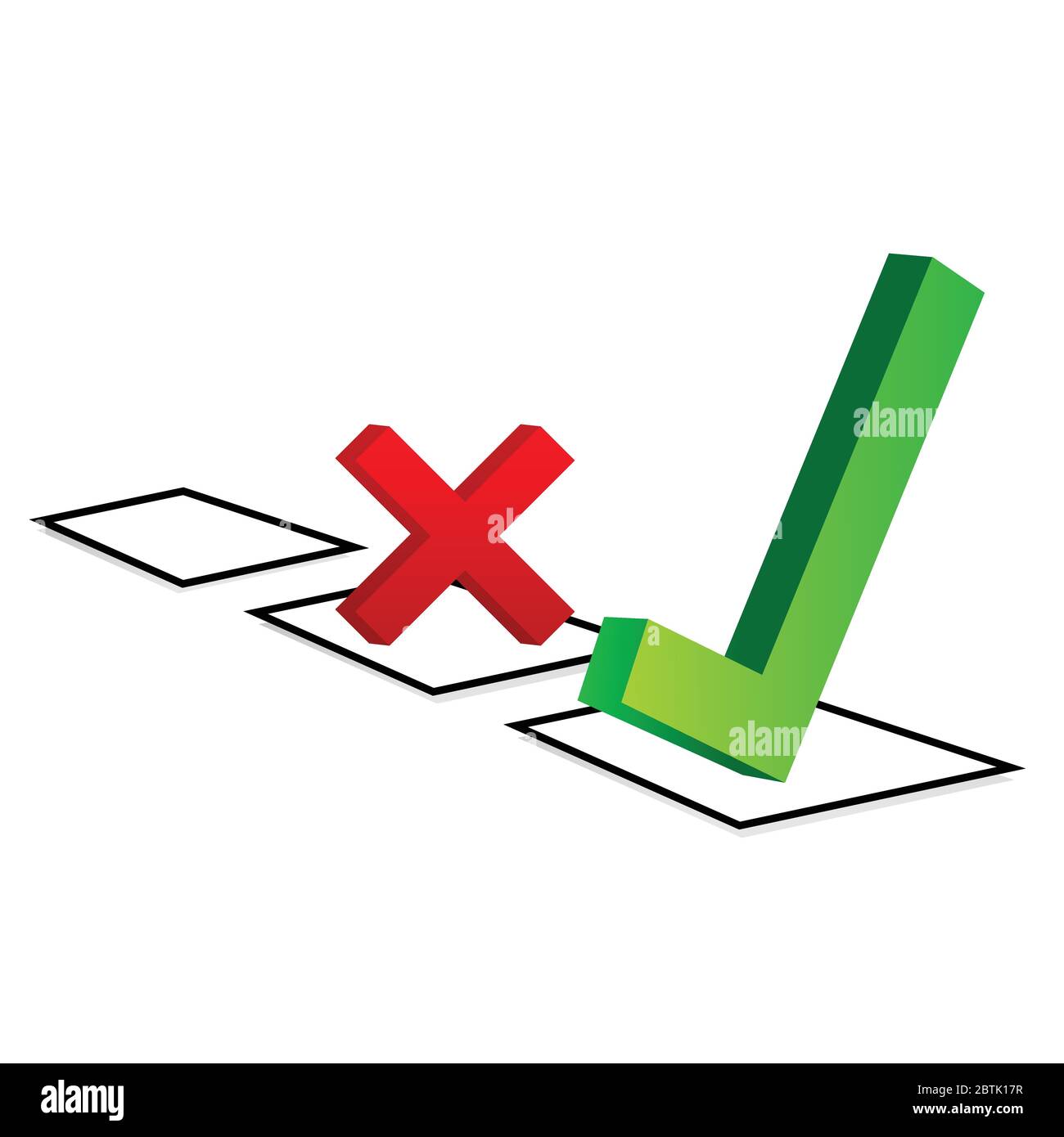 Consent tick box Stock Vector Images - Alamy