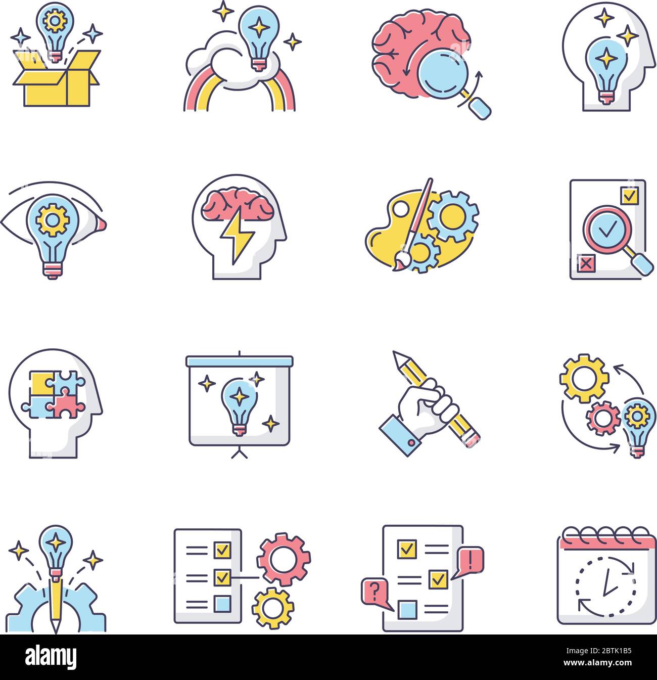 Icon logical creativity Stock Vector Images - Alamy