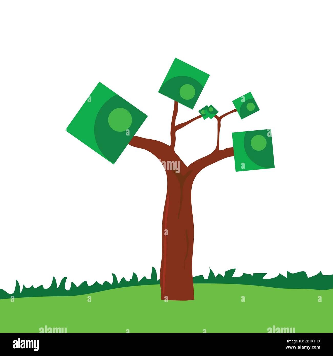 tree art vector illustration Stock Vector Image & Art - Alamy