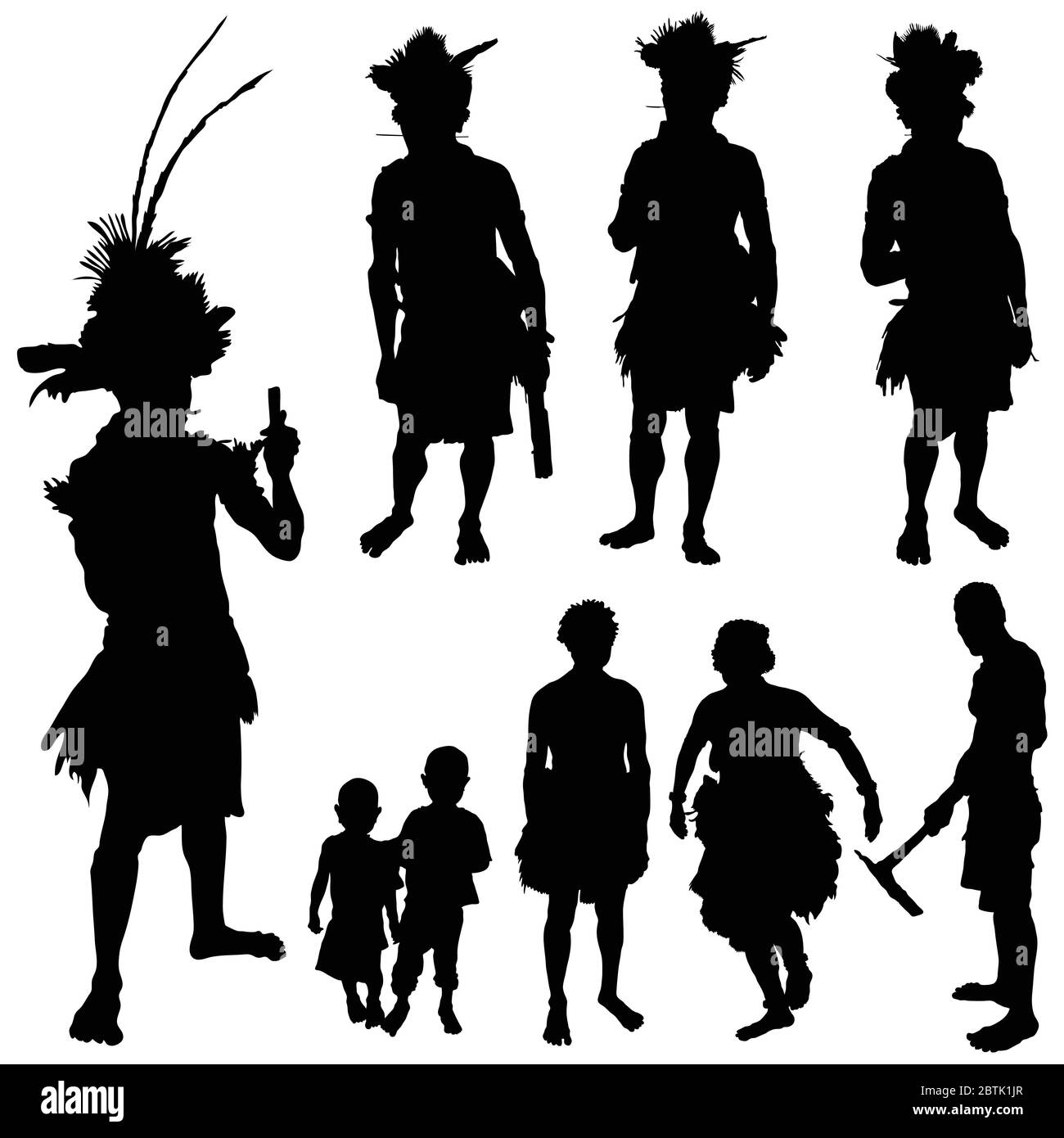 Papua new guinea tribal dress Stock Vector Images - Alamy