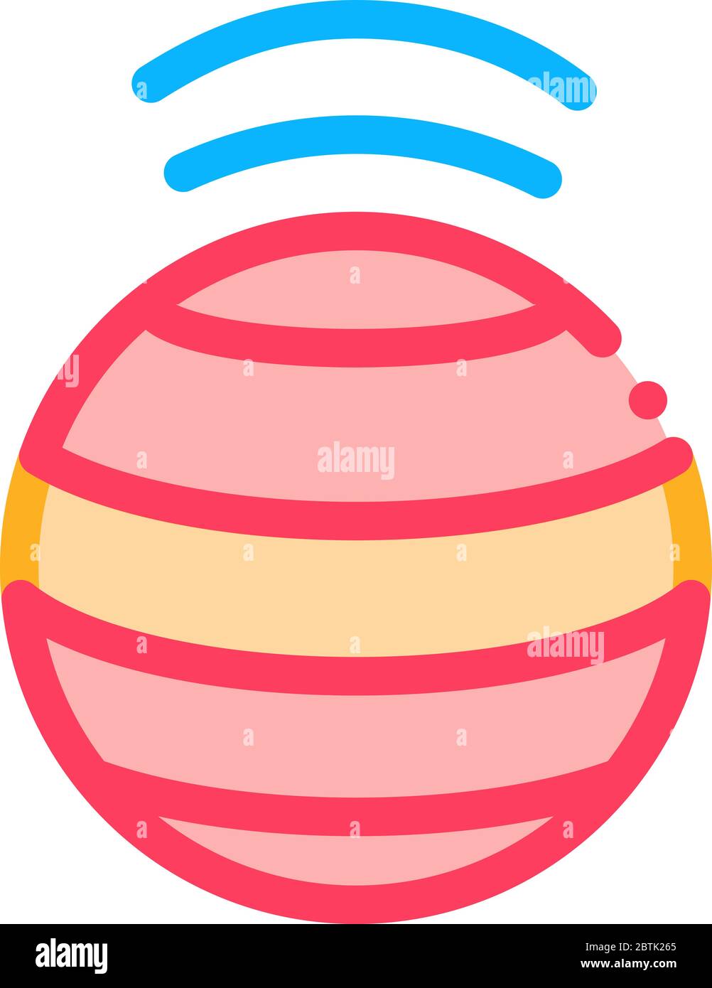spinning ball icon vector outline illustration Stock Vector Image & Art ...