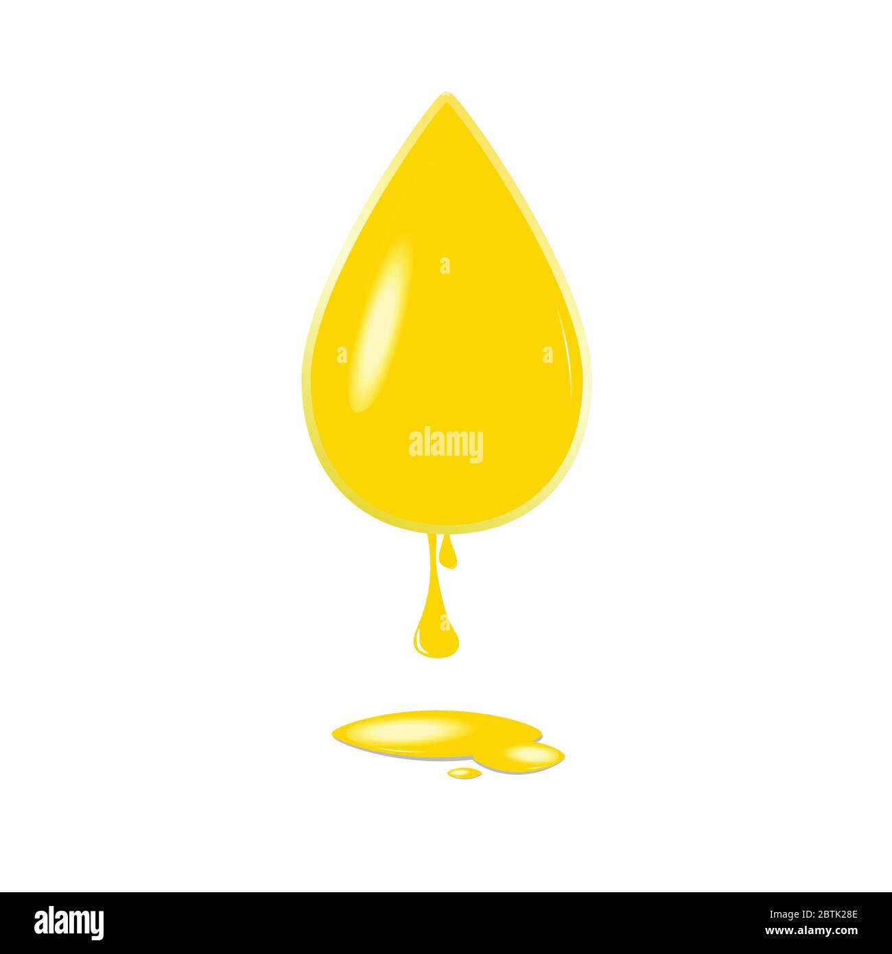 yellow drop color vector illustration Stock Vector Image & Art - Alamy