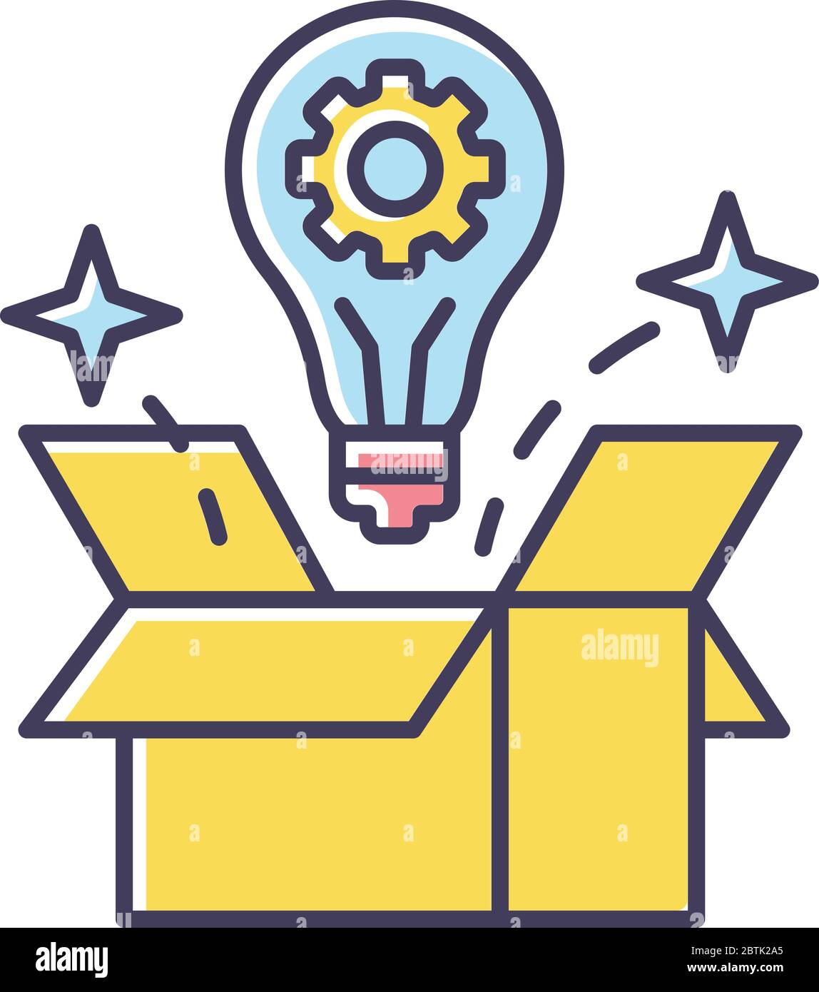 Creative solution RGB color icon Stock Vector Image & Art - Alamy
