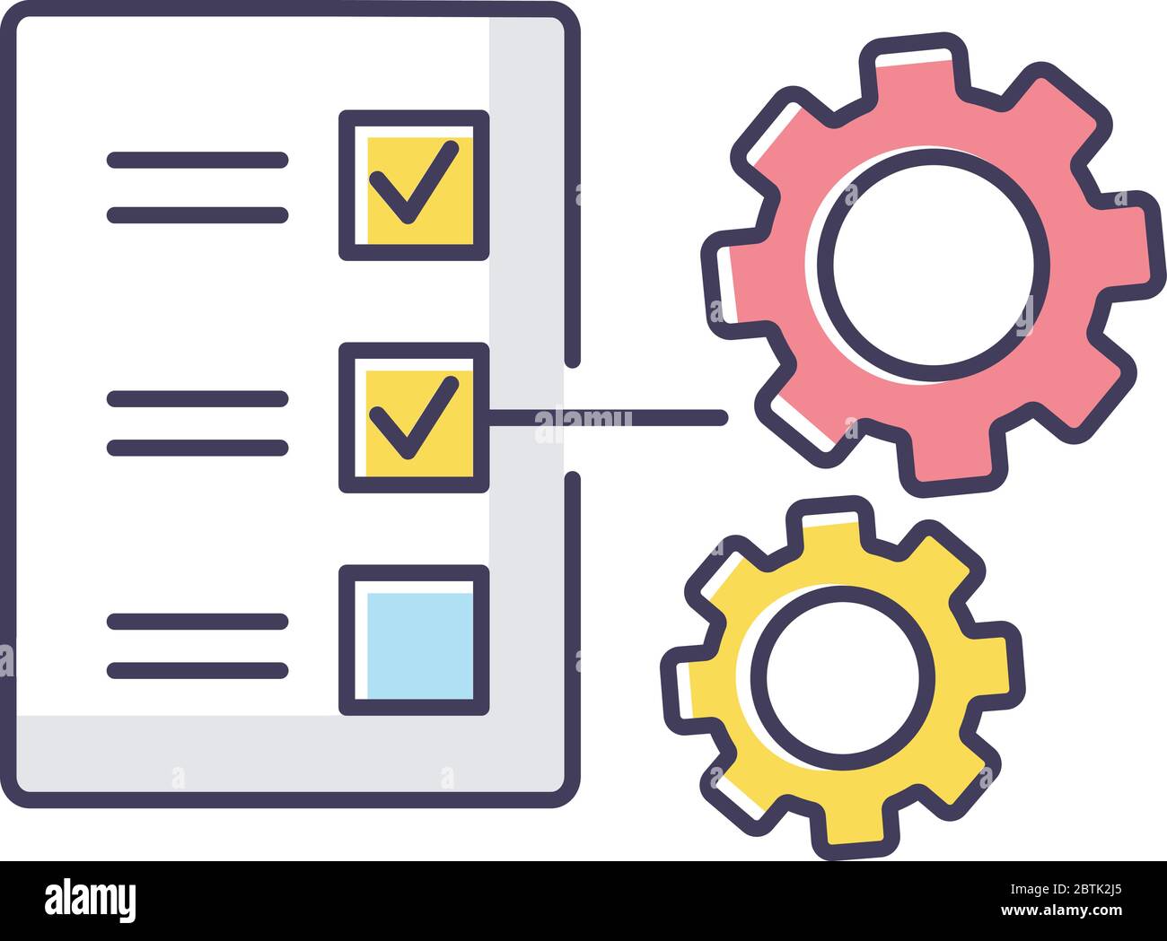 Technical task RGB color icon Stock Vector Image & Art - Alamy