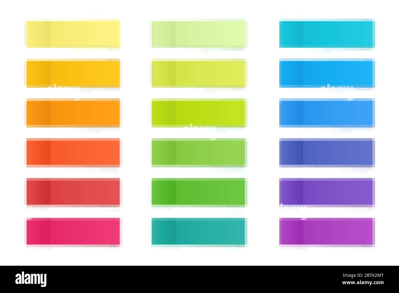 Post it notes cut out Stock Vector Images - Alamy