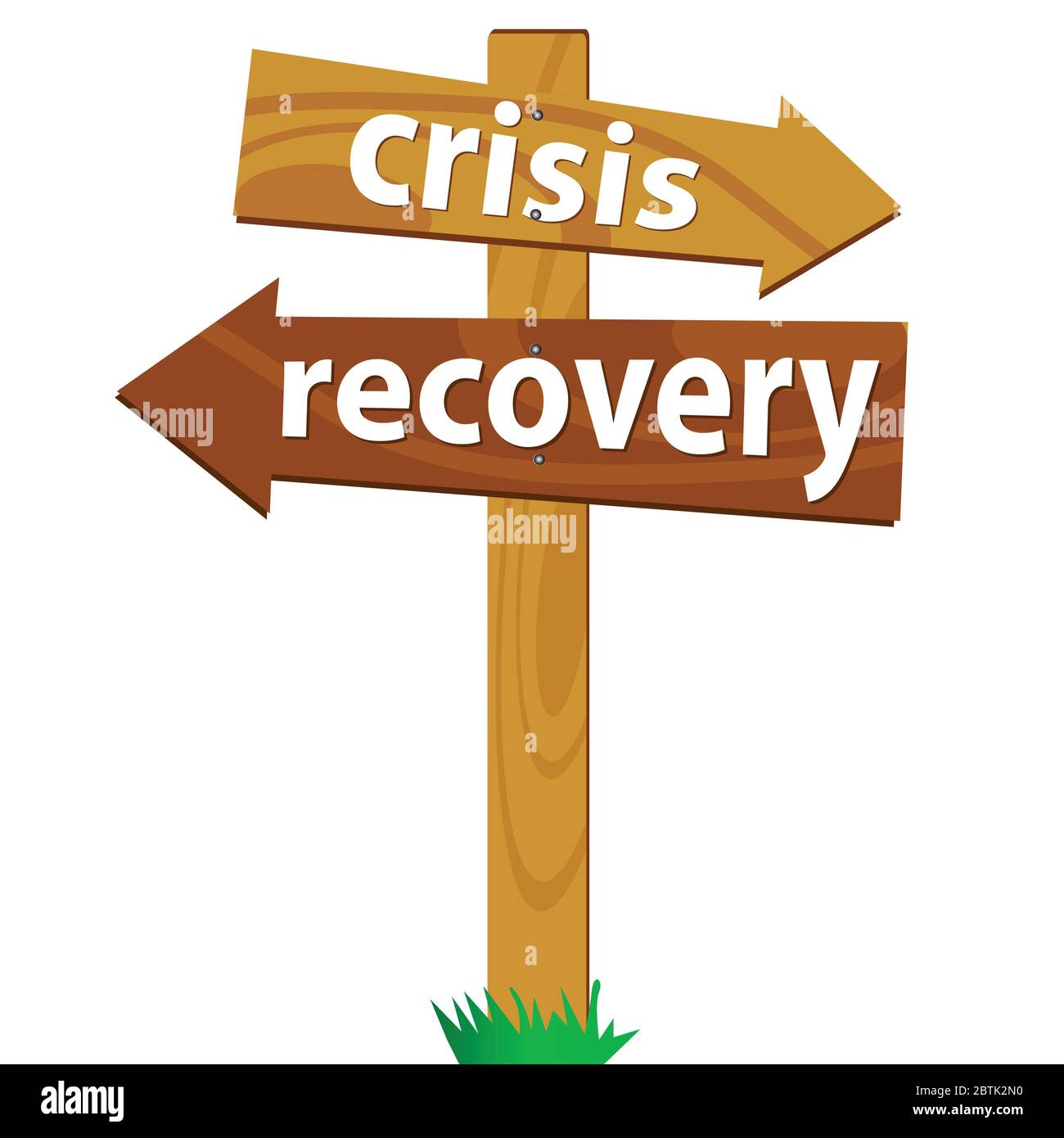 Road to recovery Stock Vector Images - Alamy