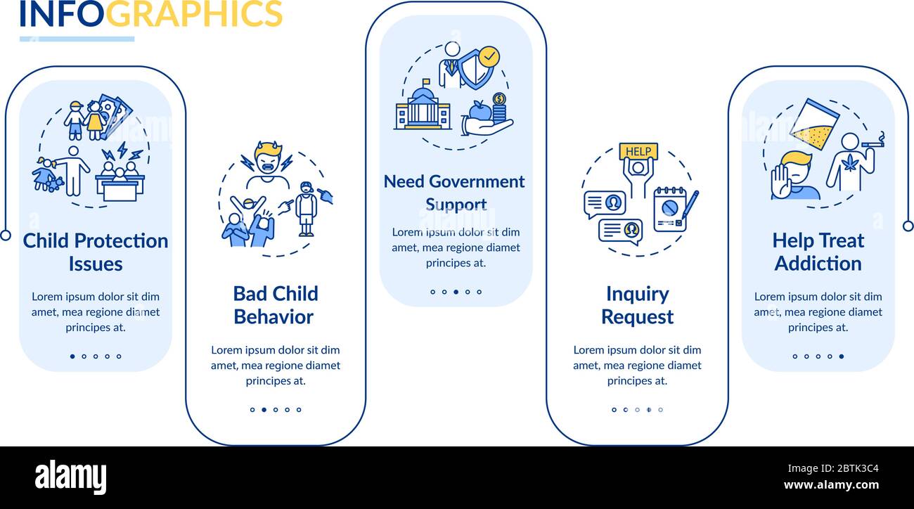 Government help vector infographic template Stock Vector Image & Art ...