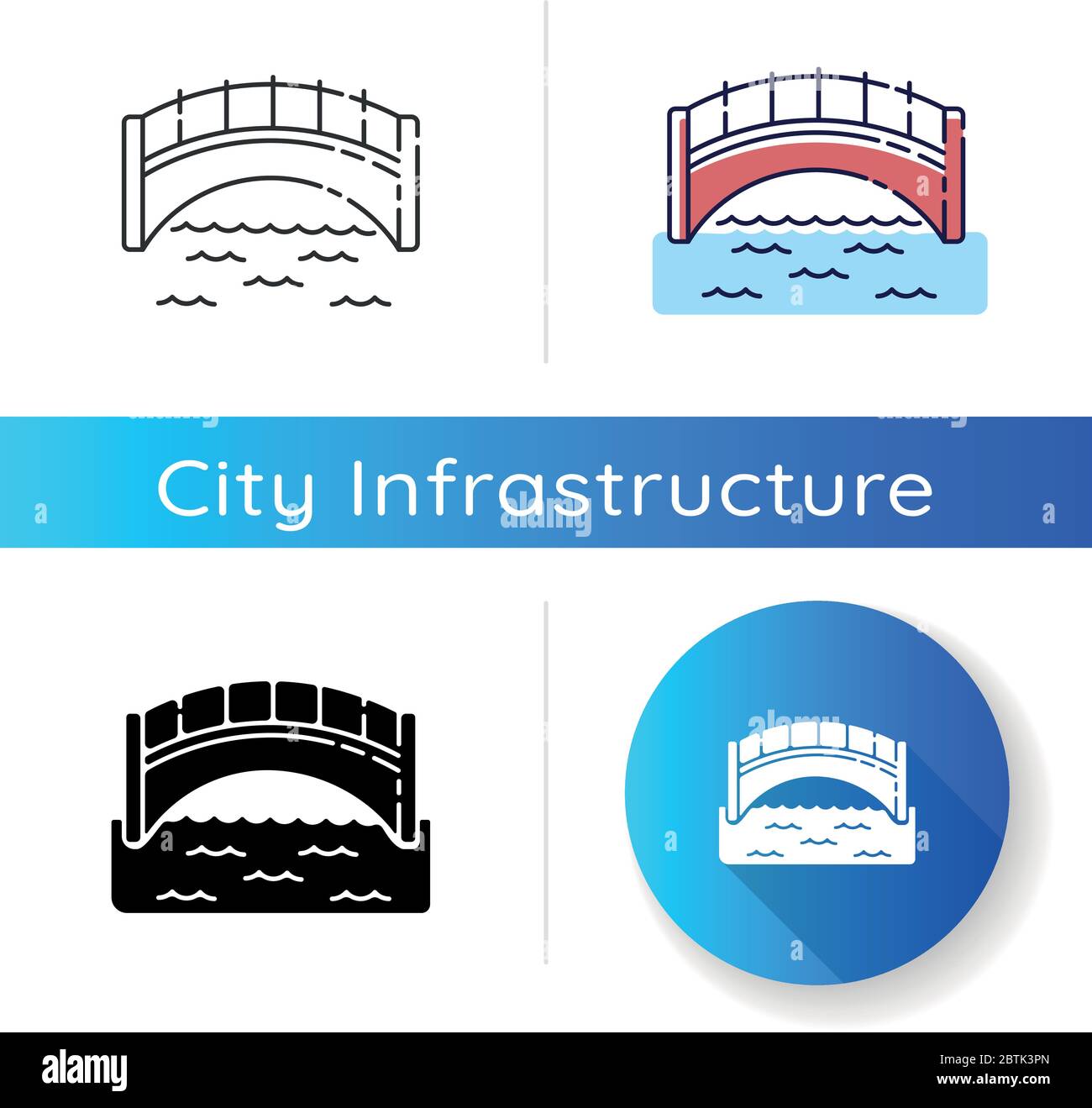 Bridge walk way Stock Vector Images - Alamy