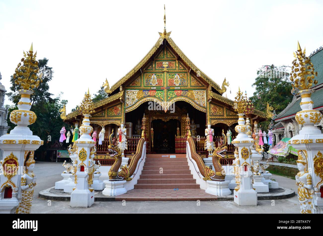 Beautiful temple in Chiang Rai Stock Photo - Alamy