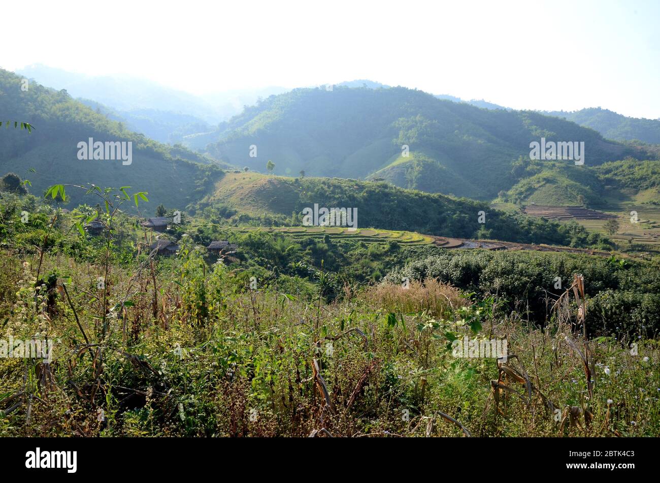 Impression of a beautiful trekking tour around CHiang Rai Stock Photo ...