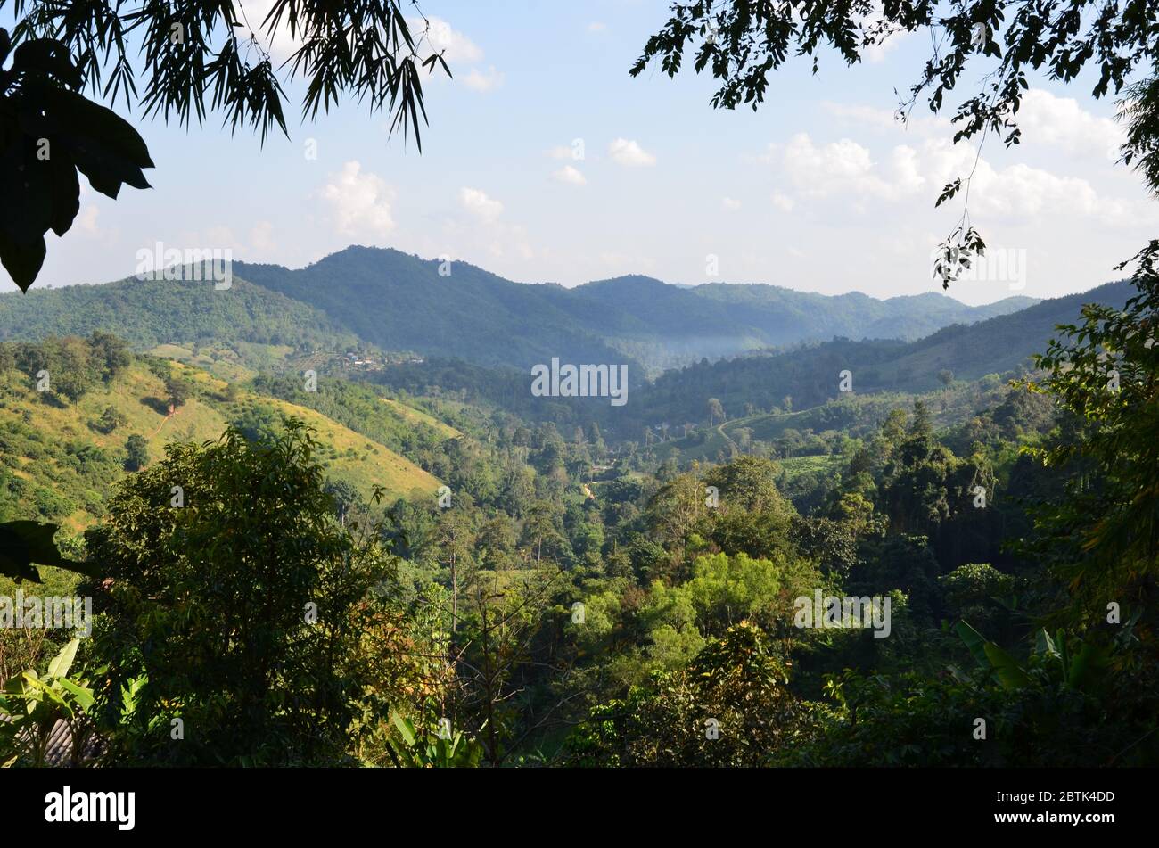 Impression of a beautiful trekking tour around CHiang Rai Stock Photo ...