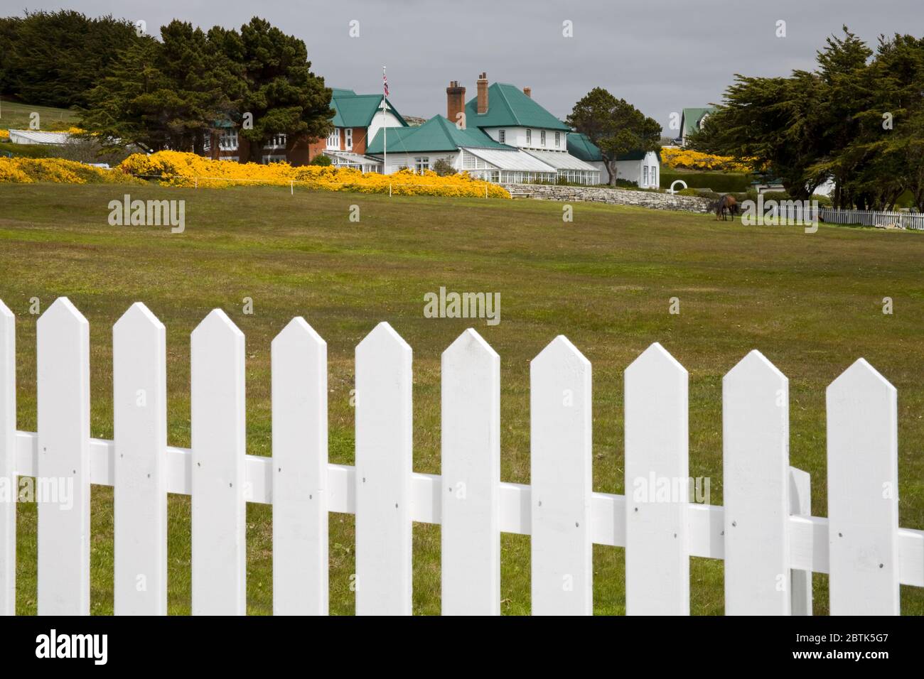 Government House Stanley Falkland Islands High Resolution Stock ...