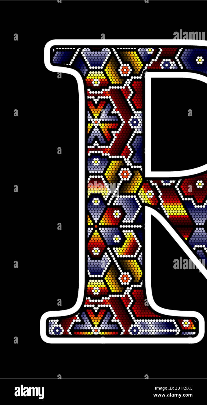 Decorative capital letter r hi-res stock photography and images - Alamy