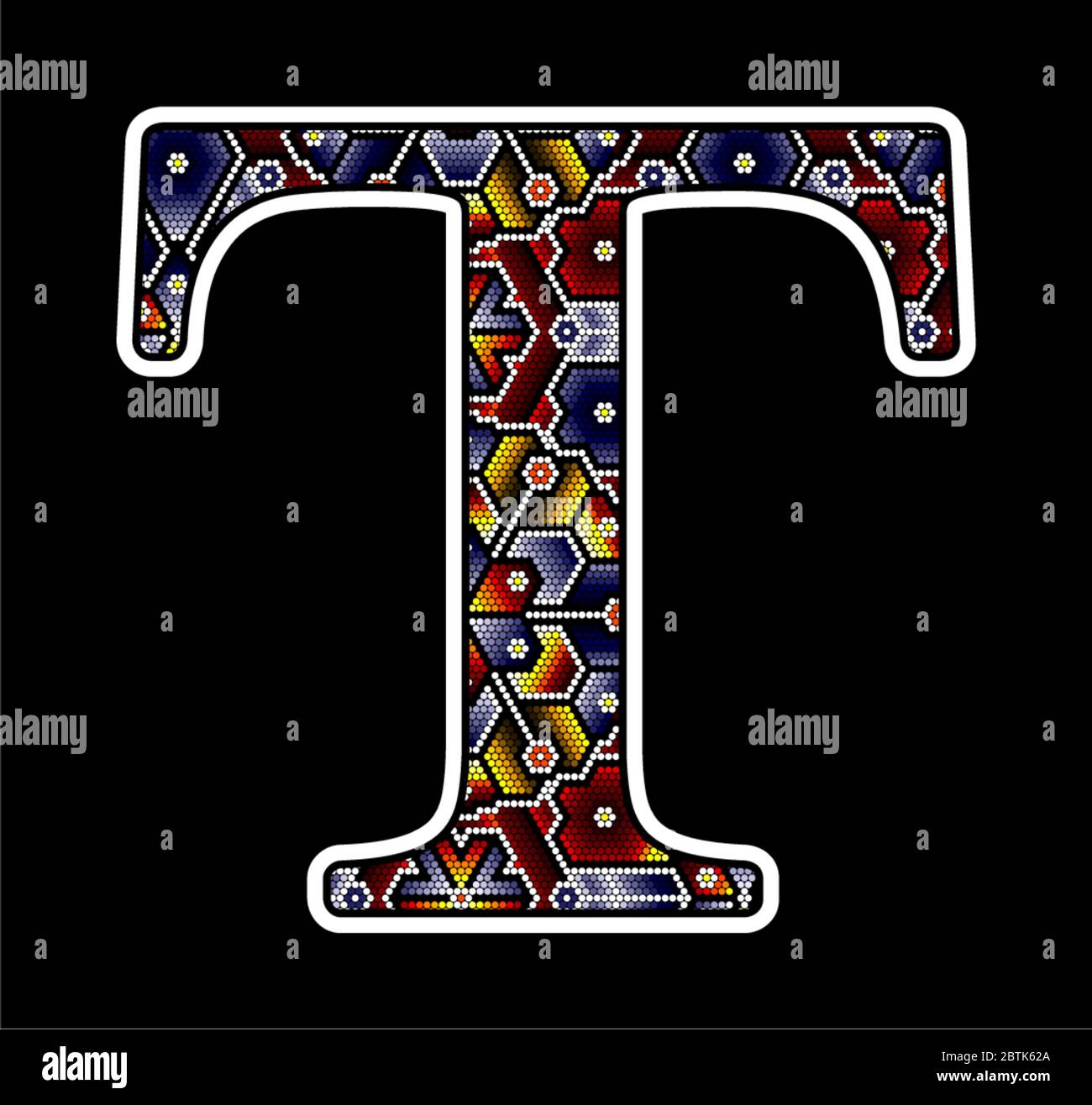Decorative capital letter t hi-res stock photography and images - Alamy