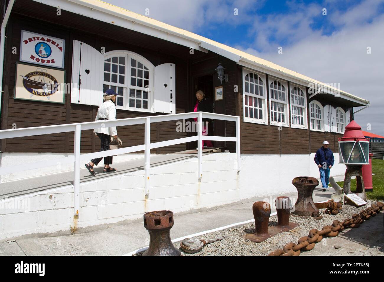 The Falkland Islands Museum in Port Stanley, Falkland Islands (Islas ...