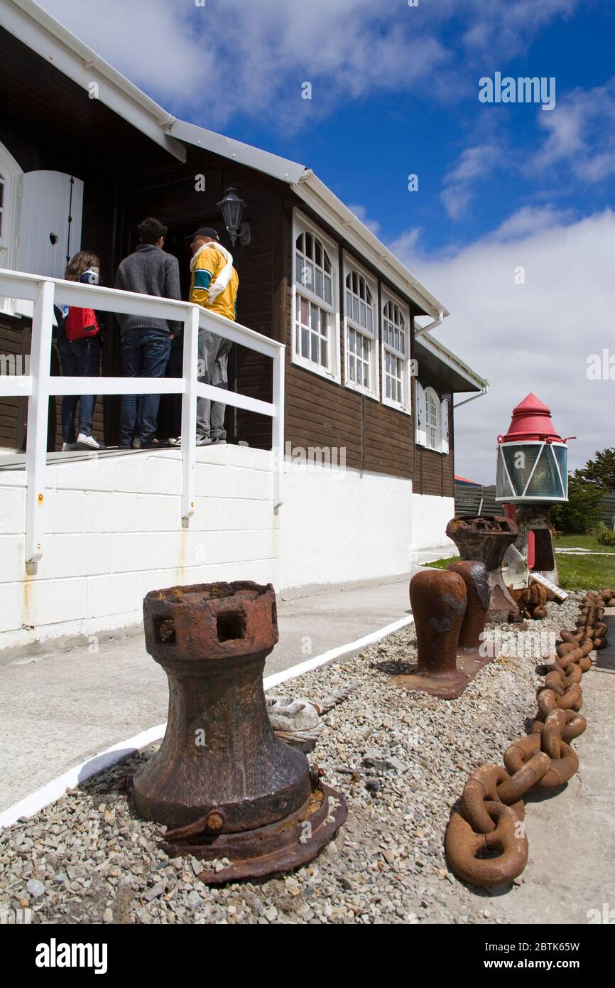 The Falkland Islands Museum in Port Stanley, Falkland Islands (Islas ...