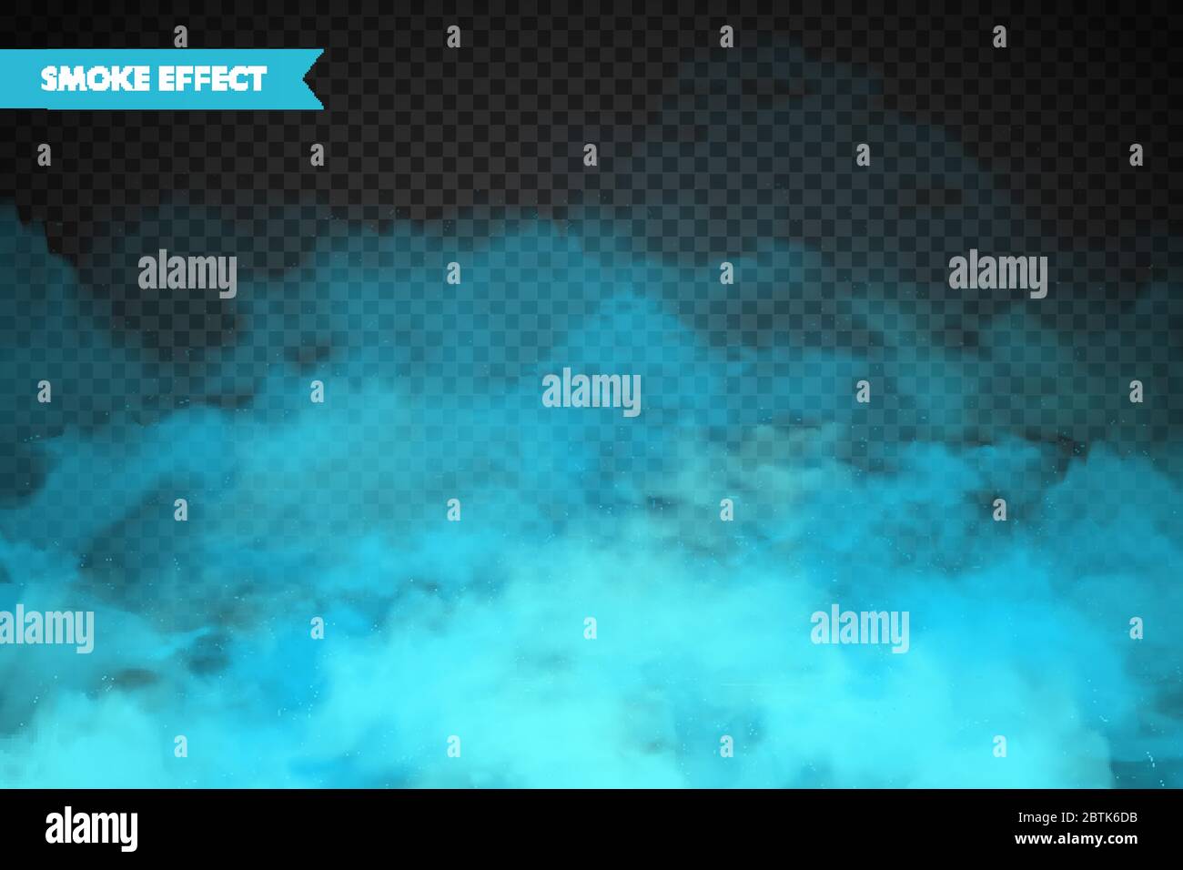 Realistic colorful smoke clouds, mist effect. Fog isolated on ...