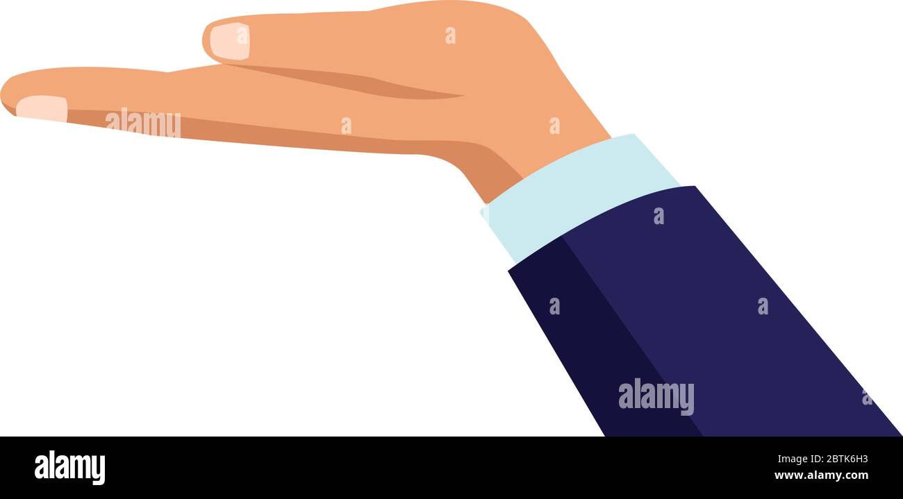 hand human receiving isolated icon Stock Vector Image & Art - Alamy