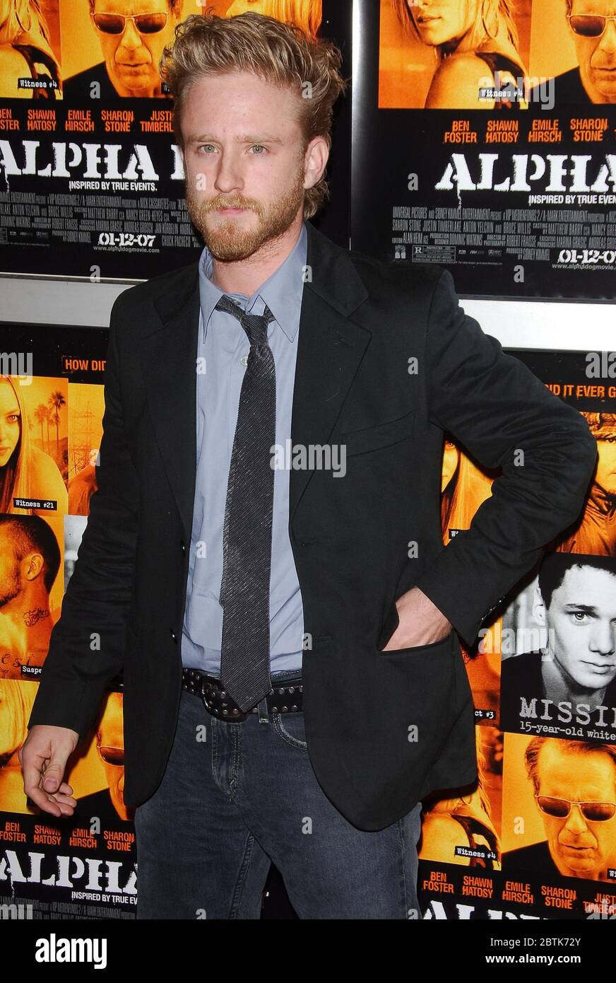 Ben Foster at the World Premiere of "Alpha Dog" held at the ArcLight ...