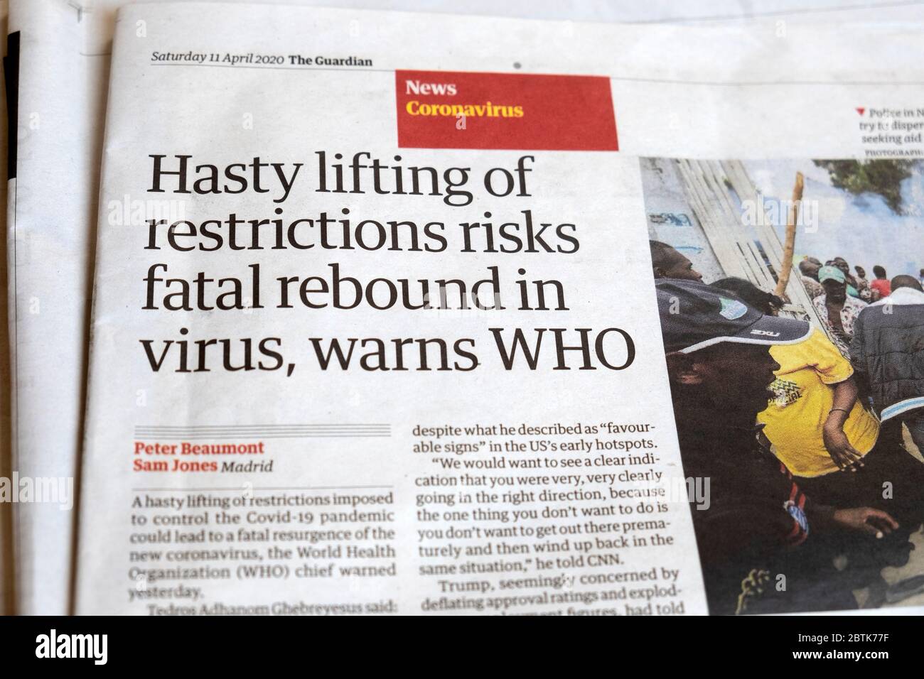 Lifting the restrictions hi-res stock photography and images - Alamy