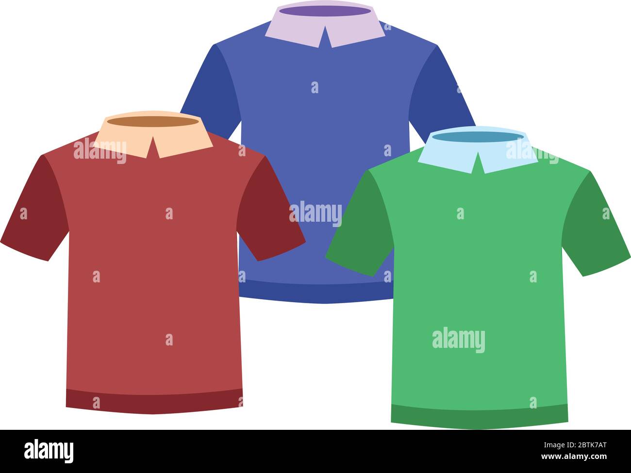 shirts clothes wear set colors Stock Vector Image & Art - Alamy