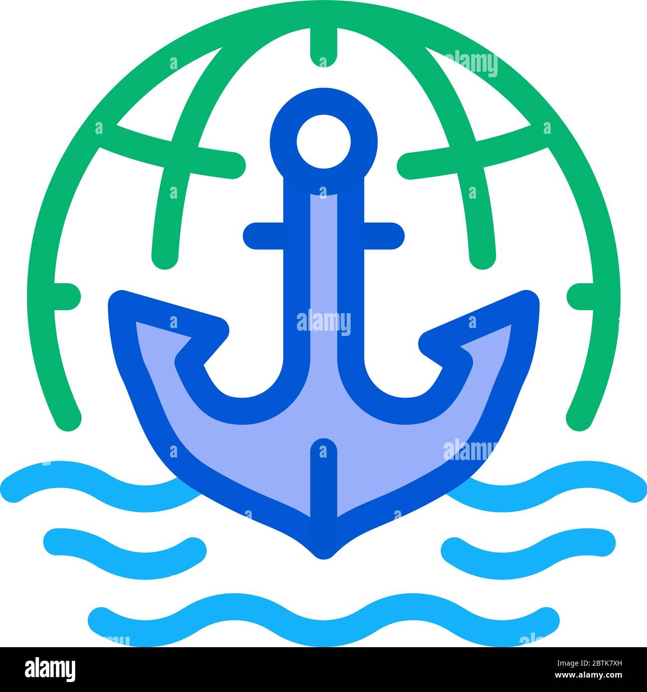 hydrology science icon vector outline illustration Stock Vector Image ...