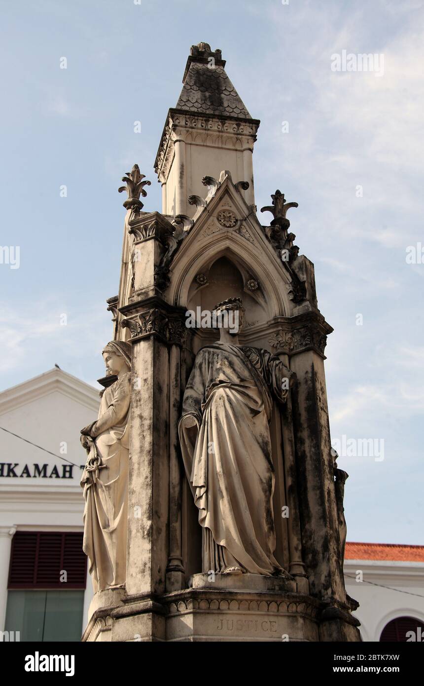 Monument to James Richardson Logan at George Town in Penang Stock Photo ...