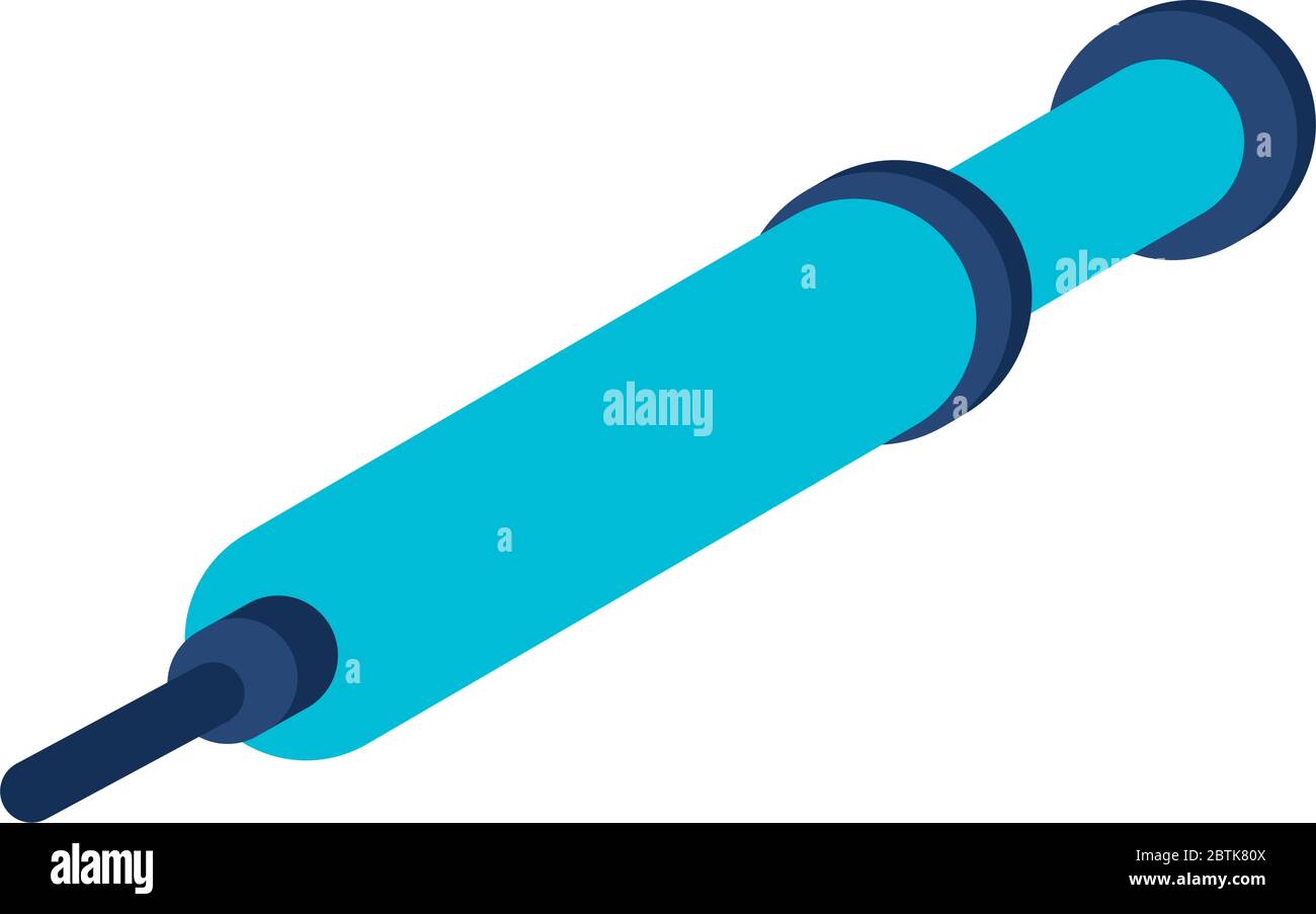Injection Syringe Medical Isometric Icon Stock Vector Image And Art Alamy