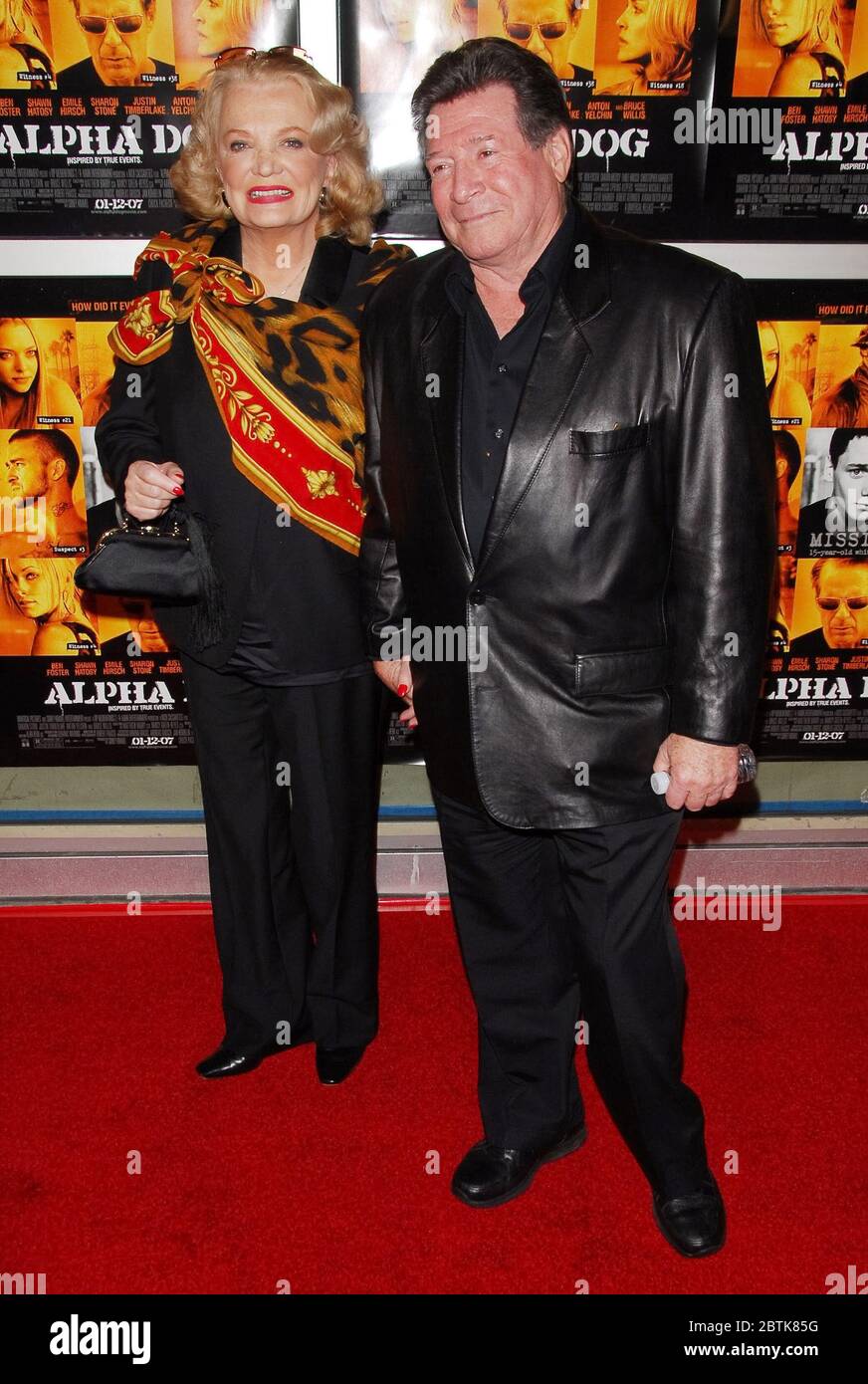 Gena Rowlands and Robert Forest at the World Premiere of "Alpha Dog ...