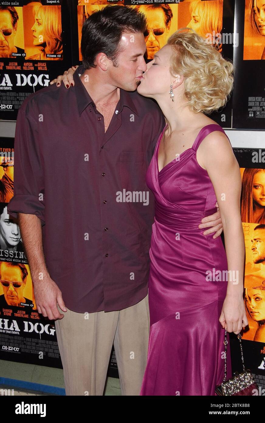 Dominique Swain and Boyfriend at the World Premiere of "Alpha Dog" held ...