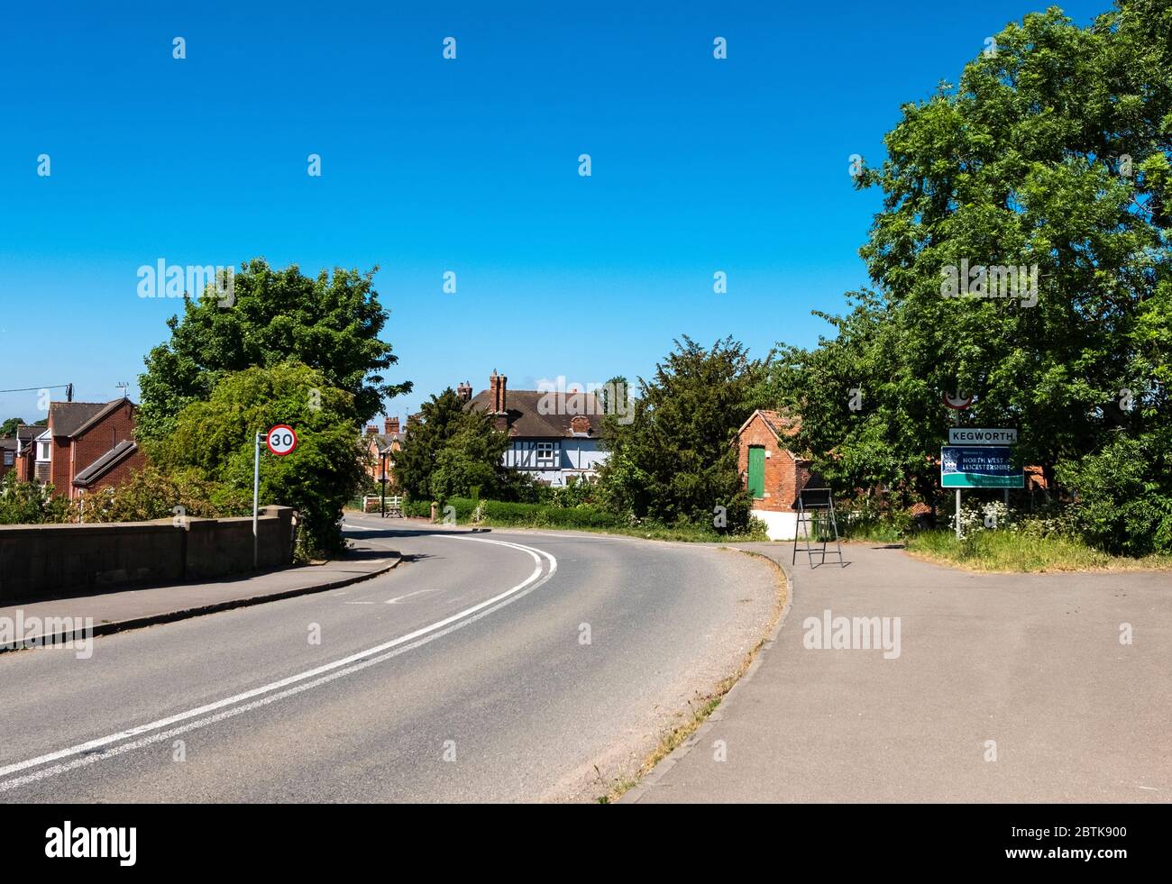 Village name on a road sign Stock Photo - Alamy