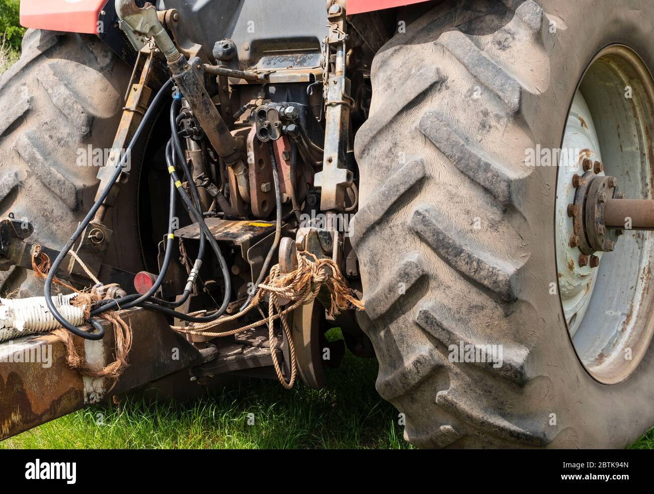 Tractor Rear Tyre High Resolution Stock Photography and Images - Alamy