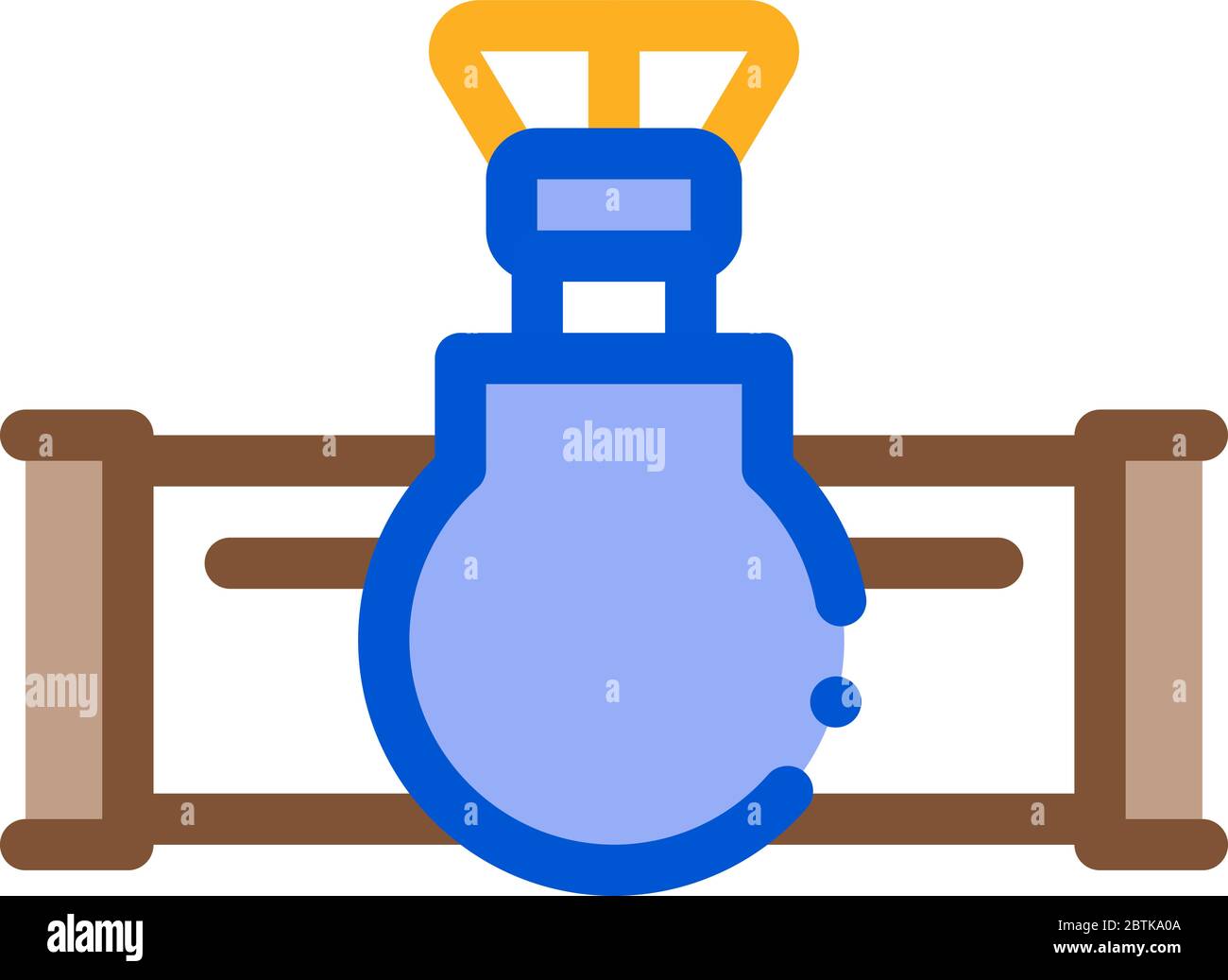 gas device icon vector outline illustration Stock Vector Image & Art ...