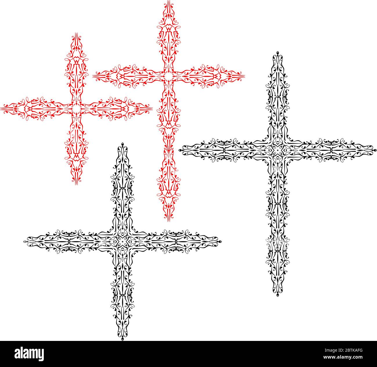 Christian Cross Design Vector Art Stock Vector Image & Art - Alamy