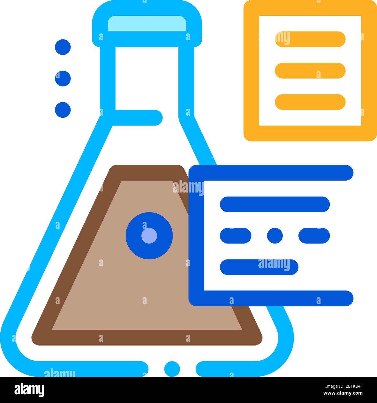 in vitro gas study icon vector outline illustration Stock Vector Image ...