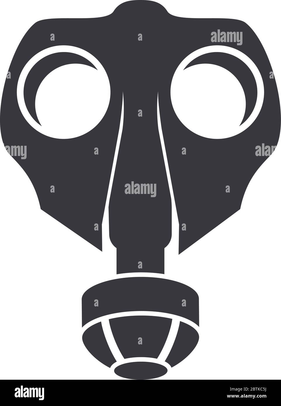 biosafety gas mask accessory chemical icon Stock Vector Image & Art - Alamy