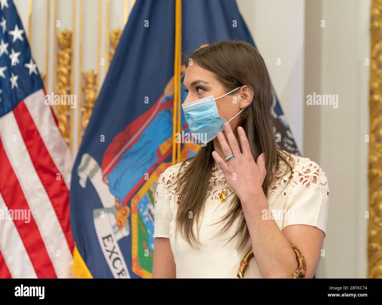 New York, NY - May 26, 2020: Mariah Kennedy-Cuomo attends Governor ...