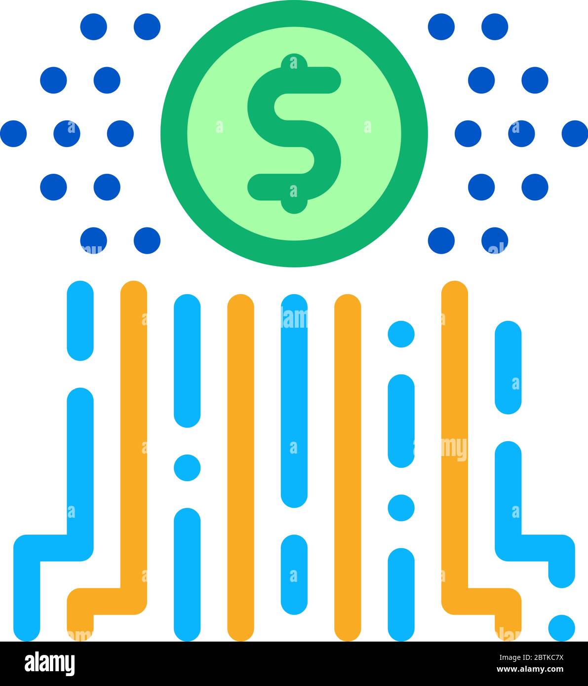 cash flow icon vector outline illustration Stock Vector Image & Art - Alamy