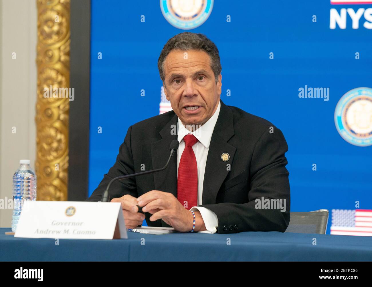 New York, NY - May 26, 2020: Governor Andrew Cuomo makes an ...