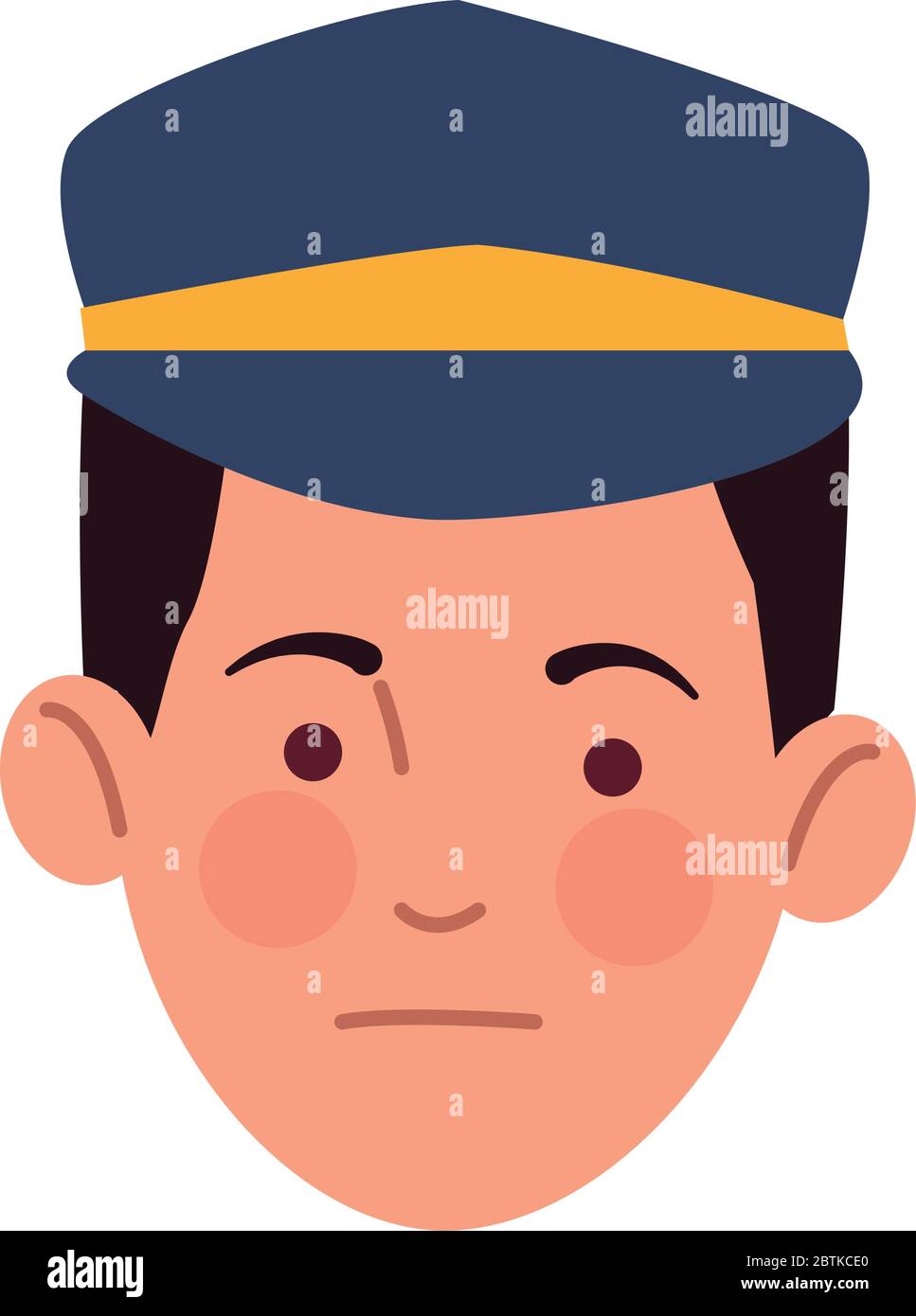 taxi driver worker avatar character Stock Vector Image & Art - Alamy