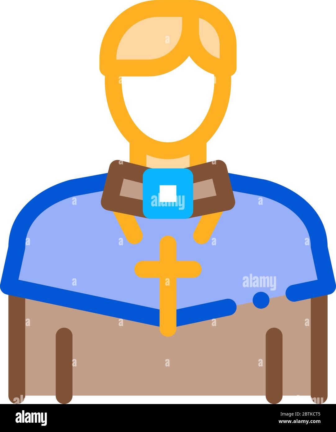 Church candles line color Stock Vector Images - Alamy