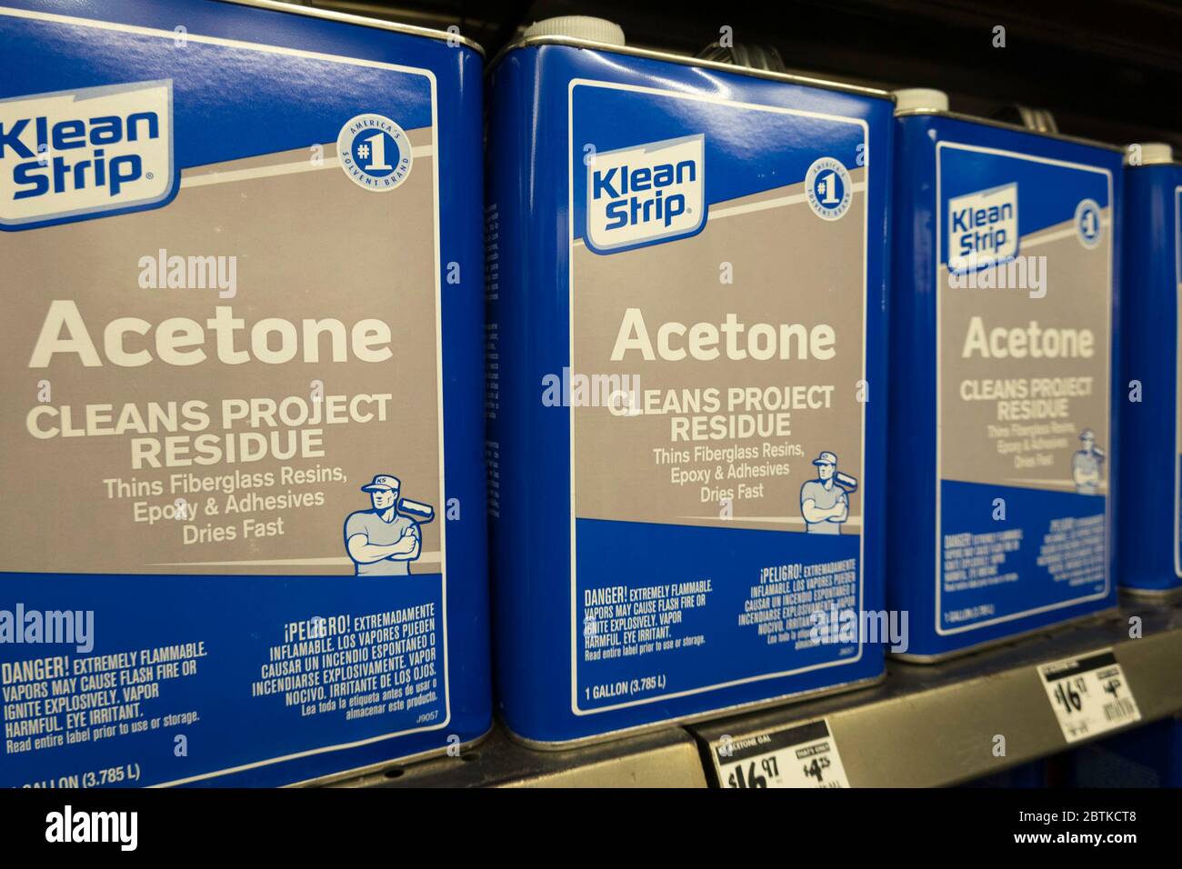 Home Depot Acetone Store Display, NYC Stock Photo - Alamy