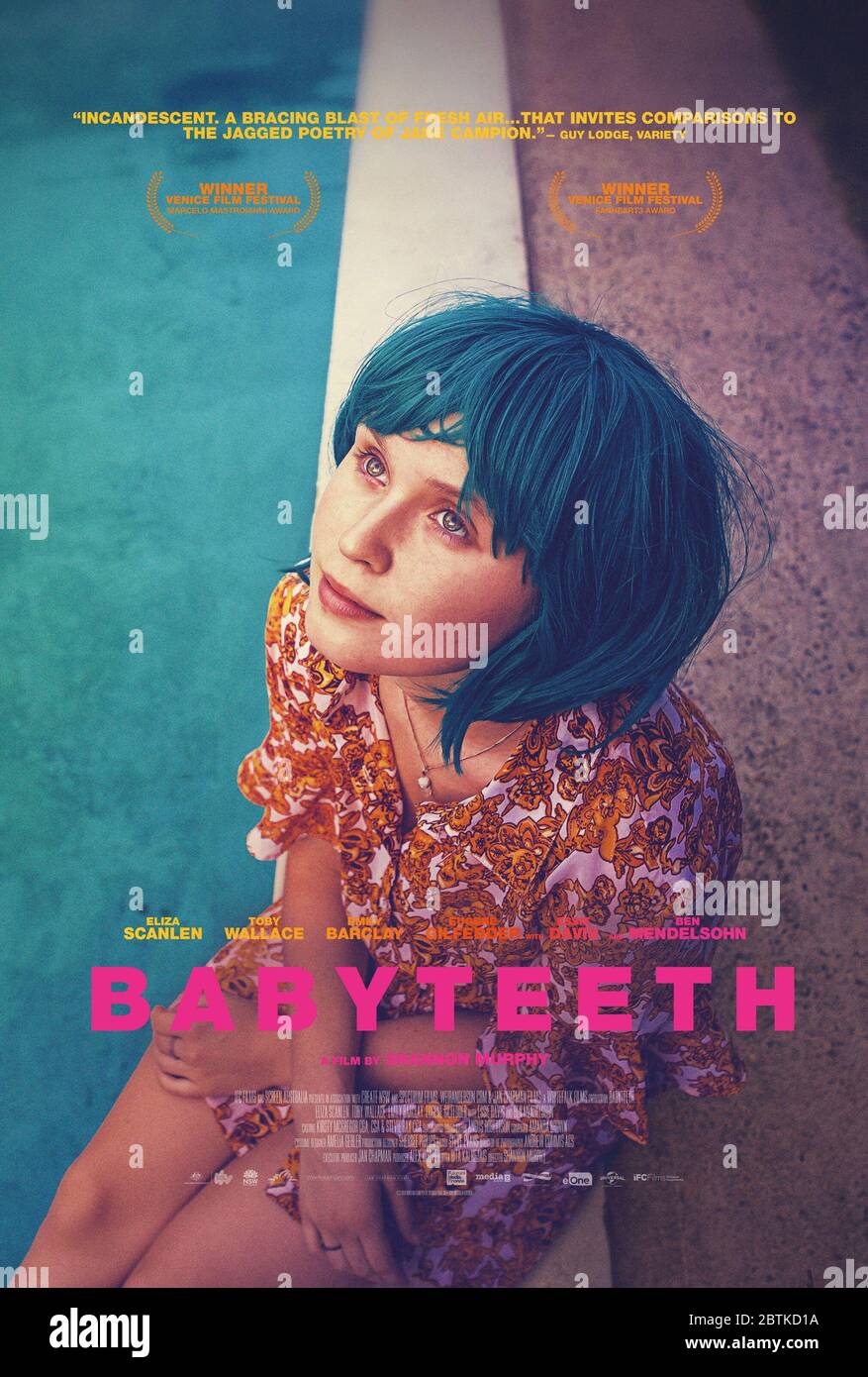 BABYTEETH, US poster, Eliza Scanlen, 2019. © IFC Films / Courtesy ...
