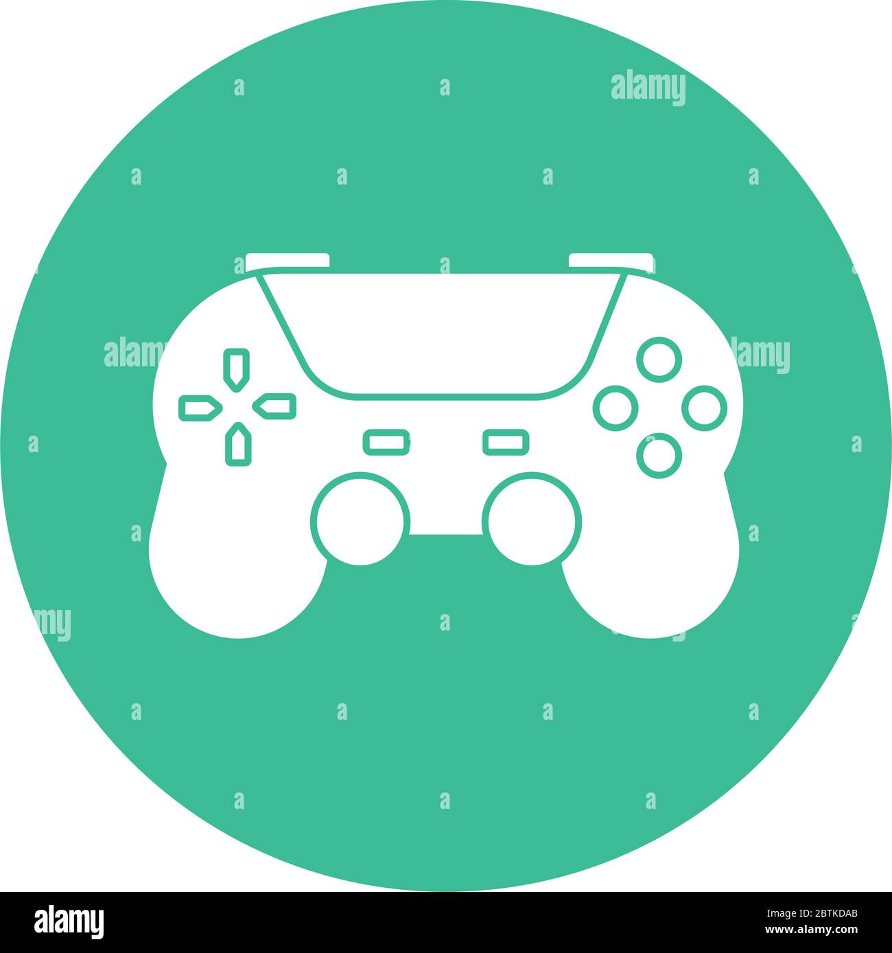 video game control silhouette block style Stock Vector Image & Art - Alamy