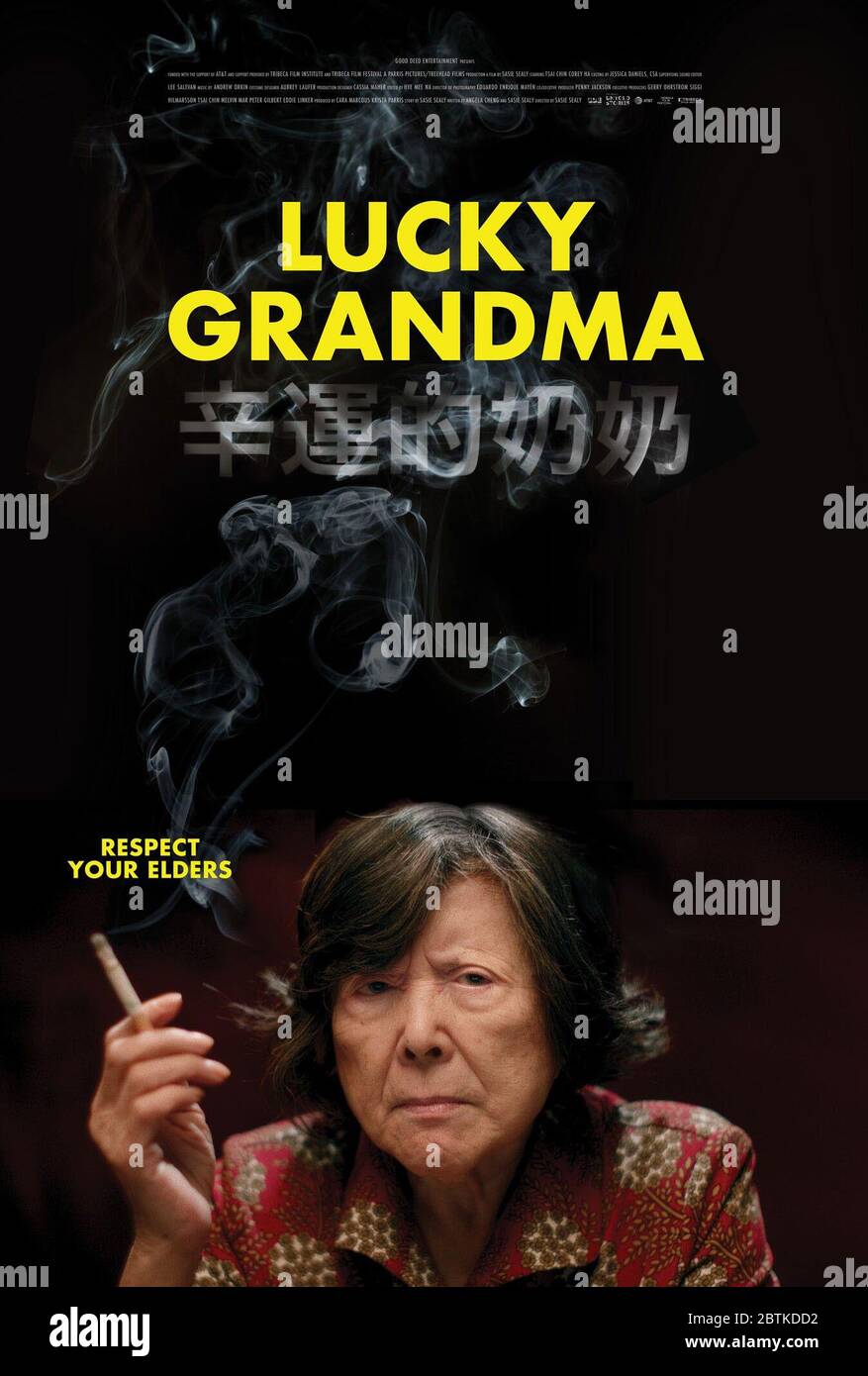 LUCKY GRANDMA, US poster, Tsai Chin, 2019. © Good Deed Entertainment ...