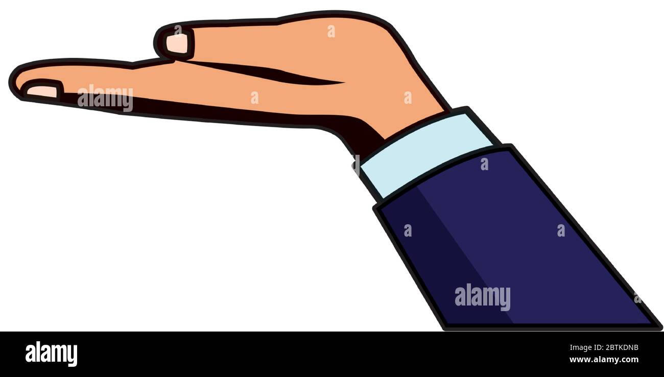 hand human receiving isolated icon Stock Vector Image & Art - Alamy